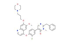 2-Benzyl-5-[3-fluoro-4-({6-methoxy-7-[3-(4-morpholinyl)propoxy]-4 -quinolinyl}oxy)phenyl]-3 ...